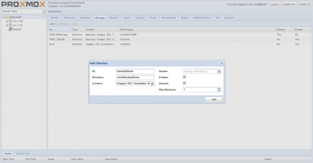 Proxmox and using Samba for shared storage - Server Network Tech